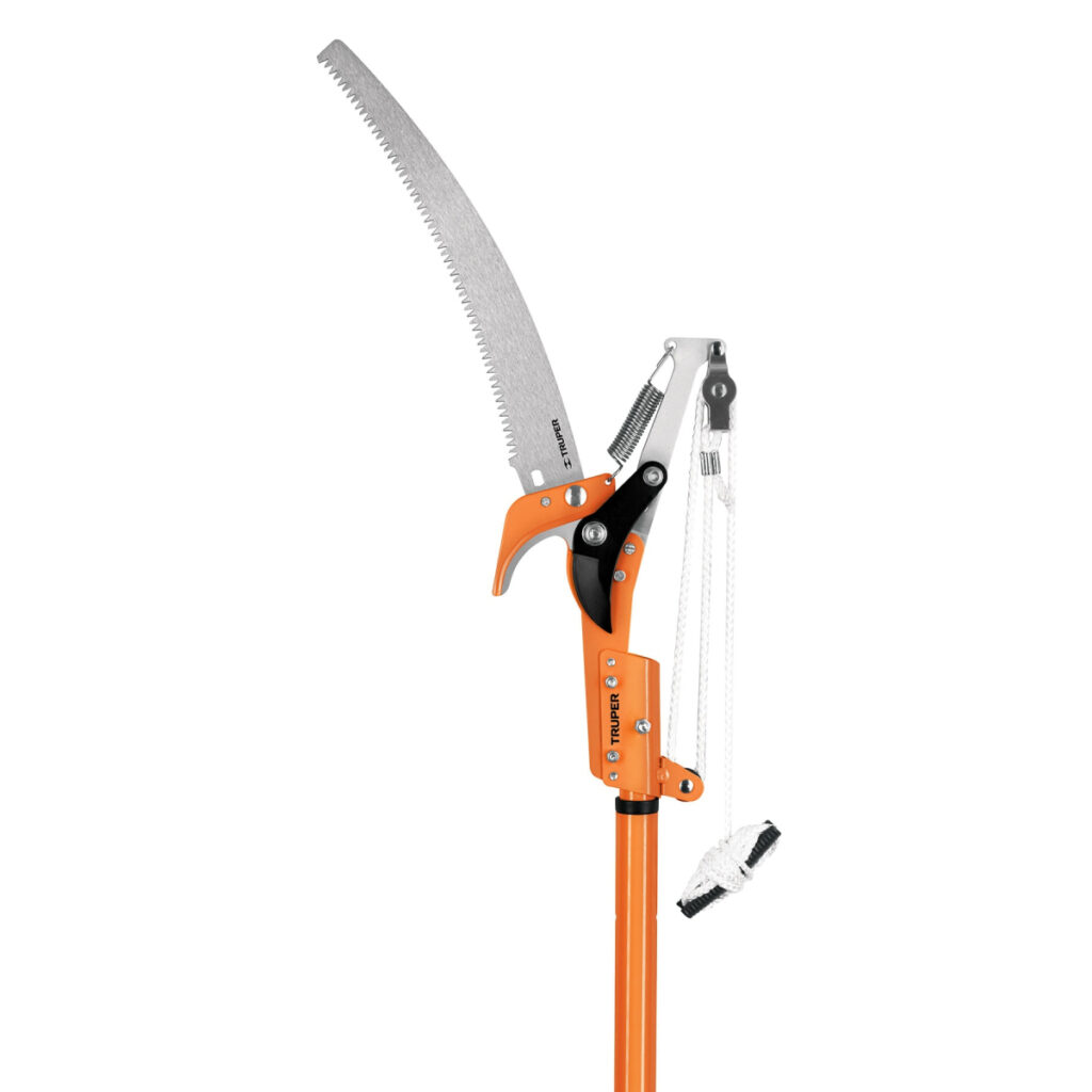 SERRUCHO DE ALTURA CON POLEA C/CABO TELESCOPICO ALU. 2,4 mts – Truper